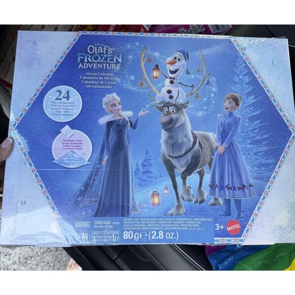 Mattel | Art | Disney Christmas Advent Calendar Olafs Frozen 24 Pieces ...